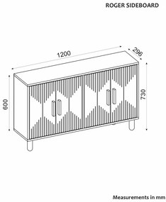 Skříňka Roger Sapphire Oak