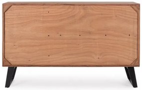 BIZZOTTO Příborník ISAR 130 cm hnědý