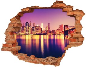 Wallmuralia Fototapeta díra na zeď 3D Manhattan New York 90x70 cm