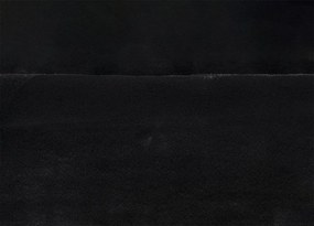B-line, Kusový koberec COLOR UNI Black, 80x150, černá, ložnice