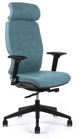 Office Pro Kancelářská židle SELENE s fixní hlavovou opěrkou Barva potahu: F83 modrá