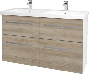 Dřevojas Koupelnová skříň BIG INN SZZ4 125 Varianta: N08 Cosmo / Úchytka T01 / N08 Cosmo