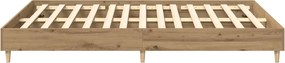 Rám postele bez matrace Artisan Dub 140x200 cm kompozitní dřevo 3328725