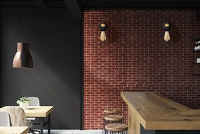 Toolight, nástěnné svítidlo E27 60W APP978-1W, černá - hnědá, OSW-03244