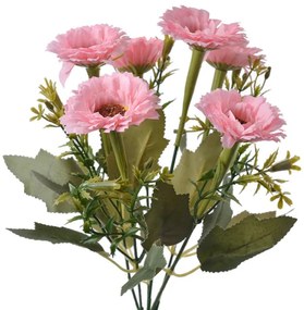 Umělé květiny světle růžové gerbery – 30 cm