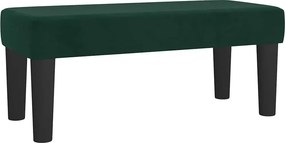 Box spring postel s matrací tmavě zelená 90x200 cm samet 3137884