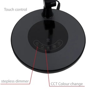 Brilo - LED Stmívatelná dotyková stolní lampa LED/6,6W/230V 3000/4000/6000K