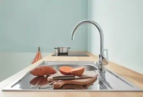 Grohe BauLoop - Dřezová baterie chrom