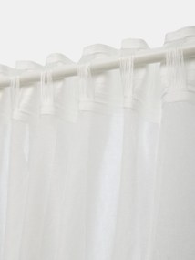 Sinsay - Poloprůhledná záclona na řasící pásce - bílá