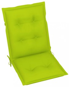 Podušky na zahradní židle 2 ks Dekorhome Světle zelená