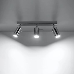 Sollux Lighting Stropní svítidlo RING 3 chrom
