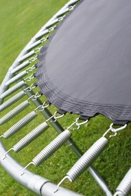 Premium Modrá trampolína 400 cm s ochrannou sítí + žebřík + krycí plachta