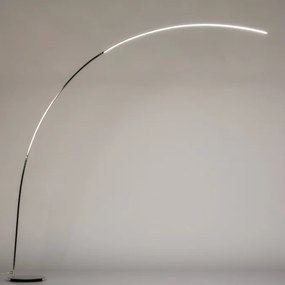 Stojací designová LED lampa Silver Violl