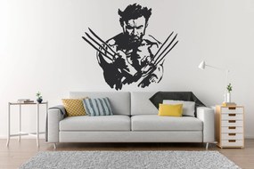 Lepy.cz Samolepka na zeď Wolverine Velikost (šířka x výška): 50x45cm, Barevná varianta: Bílá