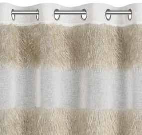ZÁCLONA NA KROUŽCÍCH MARGARET3 140X250 CM VÍCEBAREVNÁ