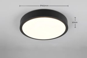 Trio - LED Stmívatelné stropní svítidlo ISEO LED/24W/230V 3000K pr. 40 cm černá