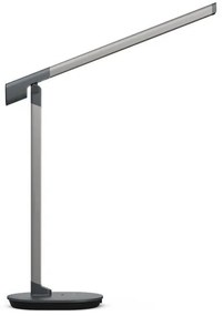 Philips 8719514443655 led stolní dotykové svítidlo sword 1x12w | 450lm | 2700-6500k - usb, stmívatelné, šedá