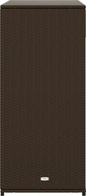 vidaXL Zahradní úložná skříň 105 x 55 x 113 cm polyratan [365564] Barva: Černá