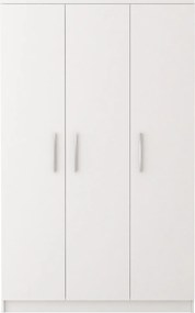 IDZ Šatní skříň OMEGA I 3D 19, 120 cm Bílá