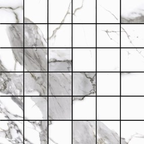 Cerrad Dlažba Calacatta White Mozaika Rekt. Satinato 29,7x29,7 - 158280