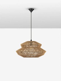 Provazové závěsné svítidlo v přírodní barvě ø 50 cm Nua – Nova Luce