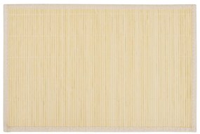 6 ks bambusových prostírání 30 x 45 cm přírodní 242107