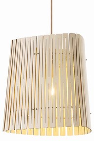 Dřevěné designové svítidlo Kerflights P3 Dekor: Bílý