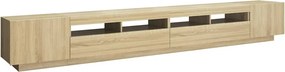 TV skříňka s LED osvětlením dub sonoma 300 x 35 x 40 cm 3081927