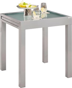 XXXLutz ZAHRADNÍ STŮL, kov, sklo, 70-140/70/75 cm Ambia Garden - Venkovní stoly - 000815000507