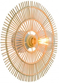 Toolight Boho, nástěnné svítidlo 43cm 1xE27 APP1577-5C, přírodní hnědá, OSW-03904