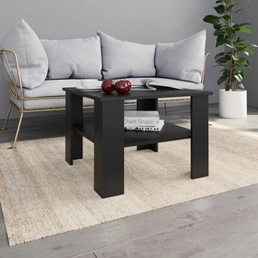 vidaXL Konferenční stolek 60x60x42 cm kompozitní dřevo [800215] Barva: Černá