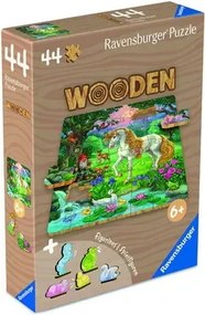 Ravensburger Dřevěné puzzle Jednorožec / 44 dílků / od 6 let
