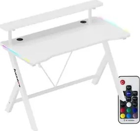 Huzaro Hero 1.9 RGB bílá / Herní stůl / 120 x 60 x 75 cm