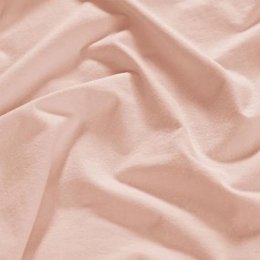 Napínací prostěradlo jersey s elastanem pudrové sada 2 ks 90 x 200 cm