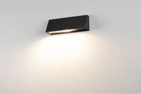 LA 230030 Venkovní svítidlo PEMA čtvercová nástěnná černá 230V E27 15W IP4 - BIG WHITE (SLV)