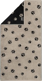 XXXLutz RUČNÍK, 50/100 cm, černá, béžová Cawoe - Ručníky na ruce - 003367069302