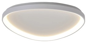 Mantra 8056 Niseko, trojúhelníkové bílé stropní svítidlo LED 48W 3000K, 61x61cm
