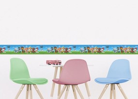 Dětská samolepící bordura na zeď Tlapková Patrola Spěchá na Pomoc | 5 m x 9.7 cm | DWBD8161