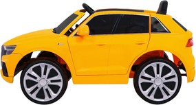 Ramiz Elektrické autíčko Audi Q8 Lift dětské SUV žluté + dálkové ovládání