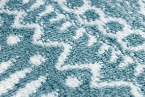 Dywany Łuszczów Kusový koberec Napkin blue kruh - 140x140 (průměr) kruh cm
