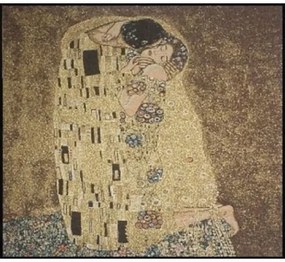 Vlámský gobelín tapiserie  - Le Baiser by Gustav Klimt
