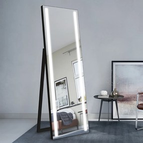 Zrcadlo Norber LED Black Rozměr: 60 x 160 cm