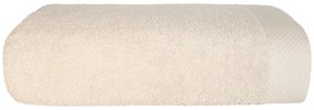 Bavlněný froté ručník BOHO 70x140 cm krémový