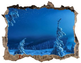 Wallmuralia Díra 3D ve zdi nálepka Světlo měsíce 95x64 cm