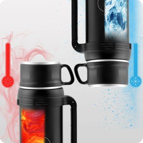 Berdsen Vakuová termoska 1500 ml BD-781 černá