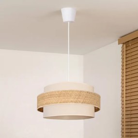 BRILAGI - Lustr na lanku SPACE 1xE27/60W/230V pr. 40 cm béžová/krémová