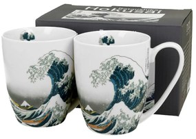 Porcelánový hrnek Hokusai The Great Wave 350 ml sada 2ks