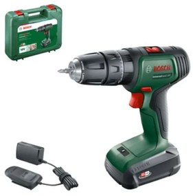 Bosch Nářadí - 18V AKU vrtačka s příklepem, 1x aku 1,5 Ah Li-Ion, nabíječka 06039D4101
