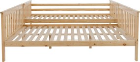 Patrová rozložitelná postel 90/140x200, přírodní, LUINI Kondela 0000235839