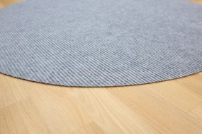 Vopi koberce Kusový koberec Quick step šedý kruh - 67x67 (průměr) kruh cm